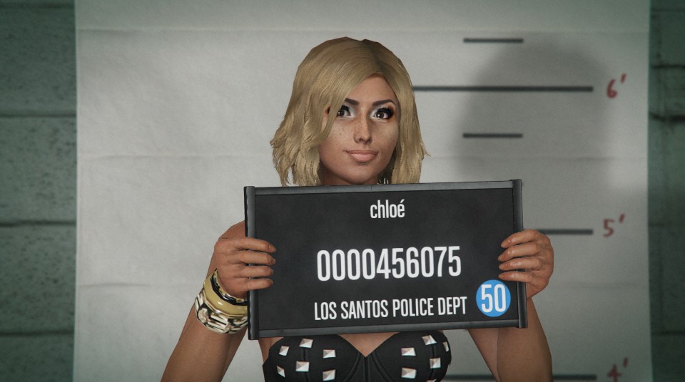 Mugshot by ChloBitxh in Grand Theft Auto Online - Rockstar Games