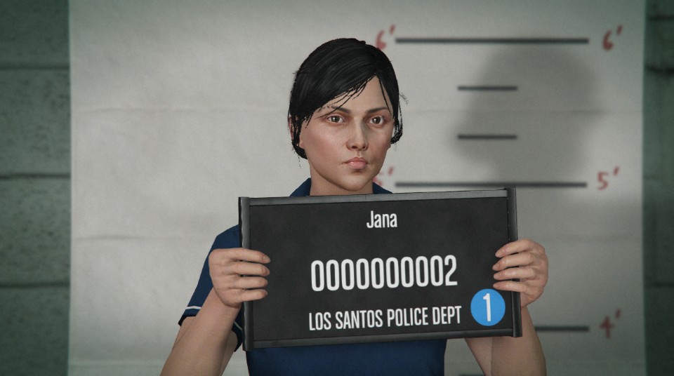 Mugshot by j0hnf10r35 in Grand Theft Auto V - Rockstar Games